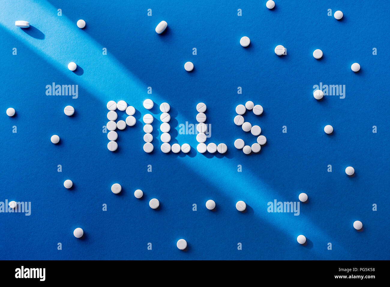 Blue Background White Lettering High Resolution Stock Photography and ...