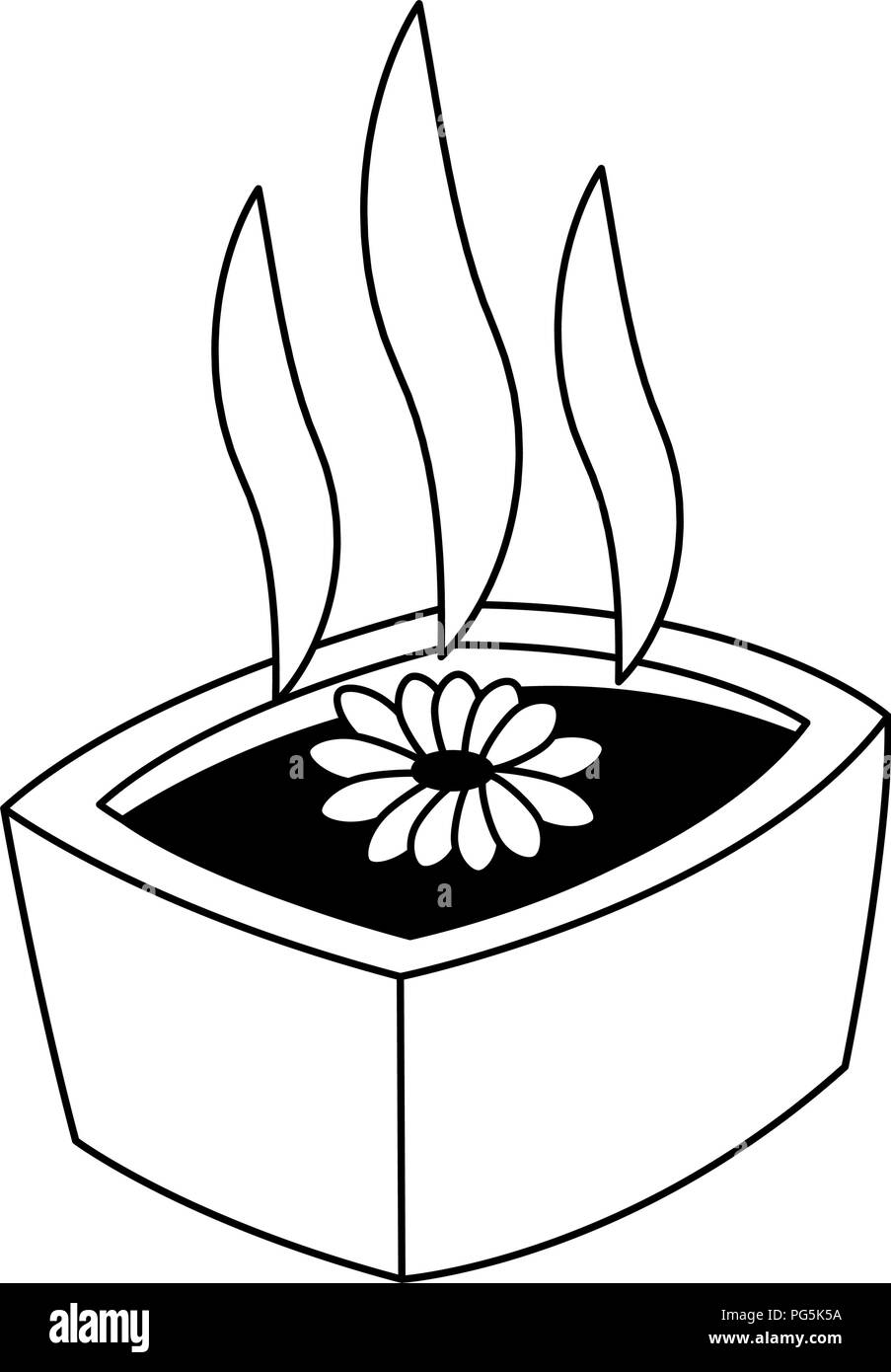 Flower essence in glass Stock Vector Images - Alamy