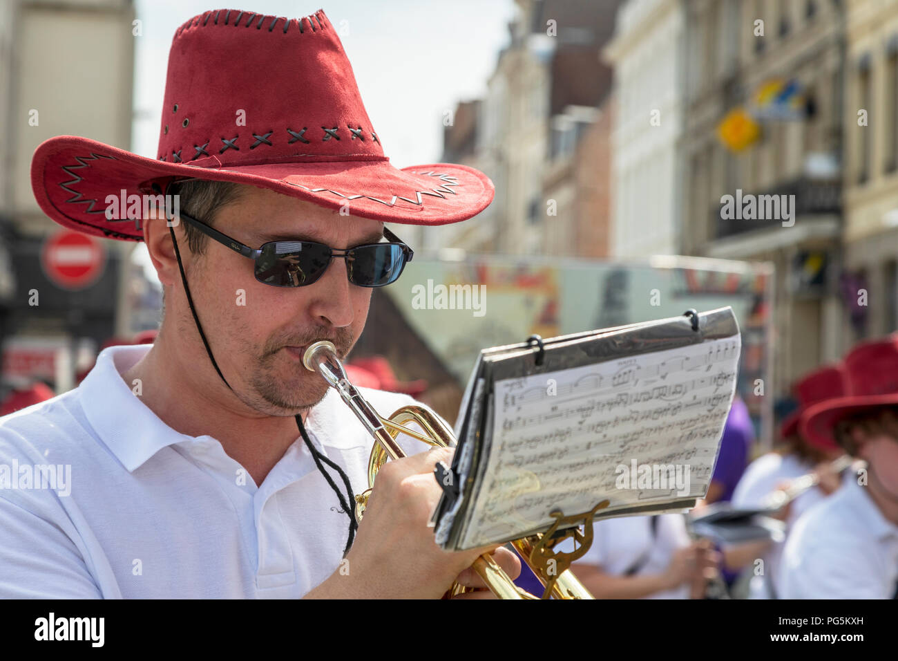 Parade of the Giants, Les Fetes de Gayant, an annual festival ...