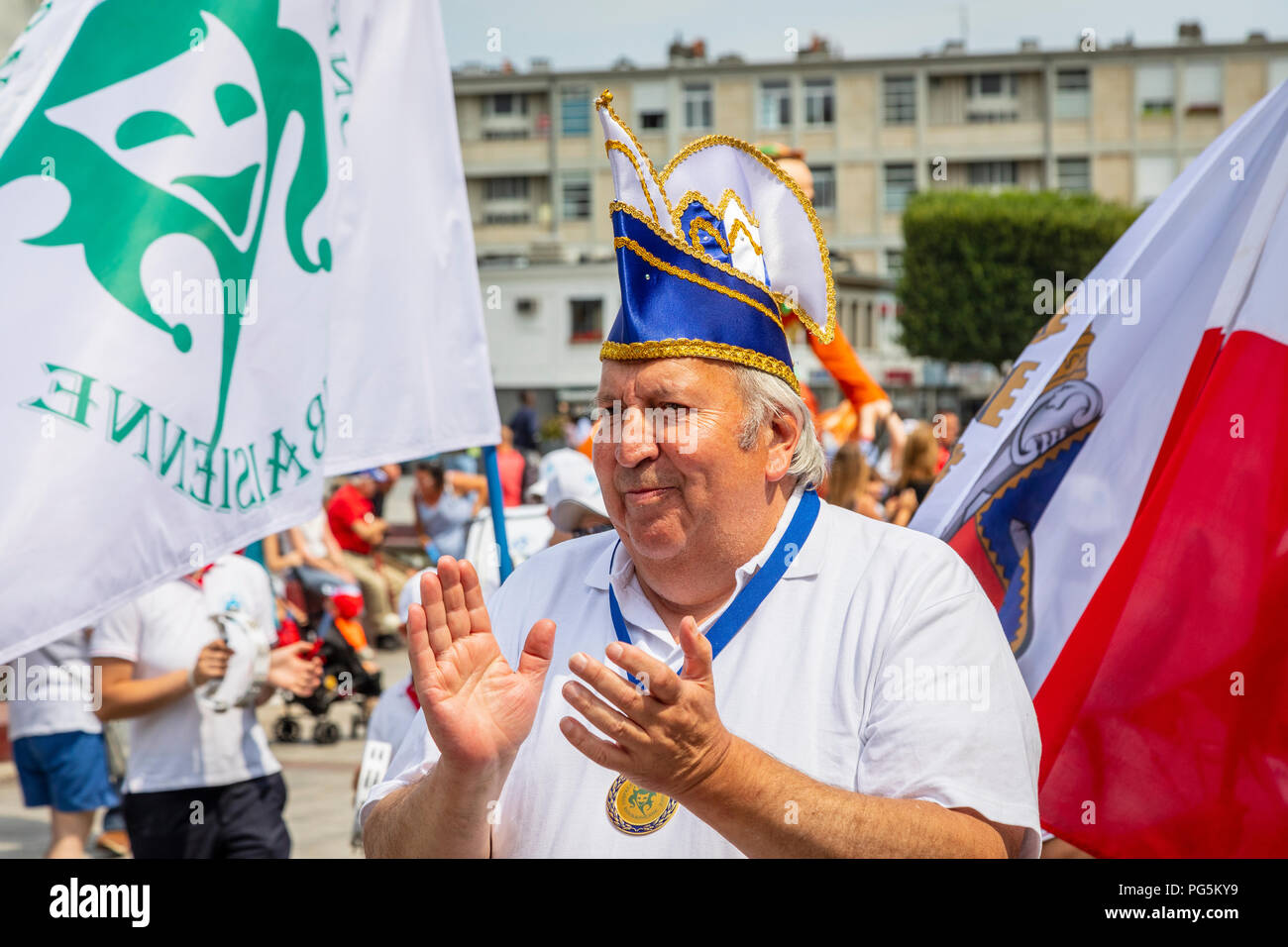 Parade of the Giants, Les Fetes de Gayant, an annual festival ...