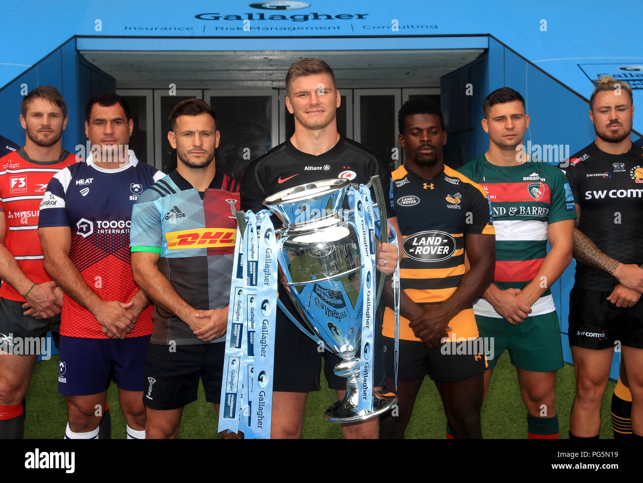 Gallagher premiership season launch twickenham stadium hi-res stock ...