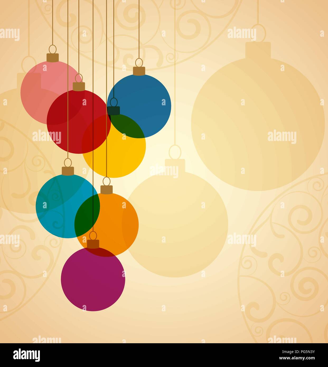 Retro christmas background Stock Vector Images - Alamy
