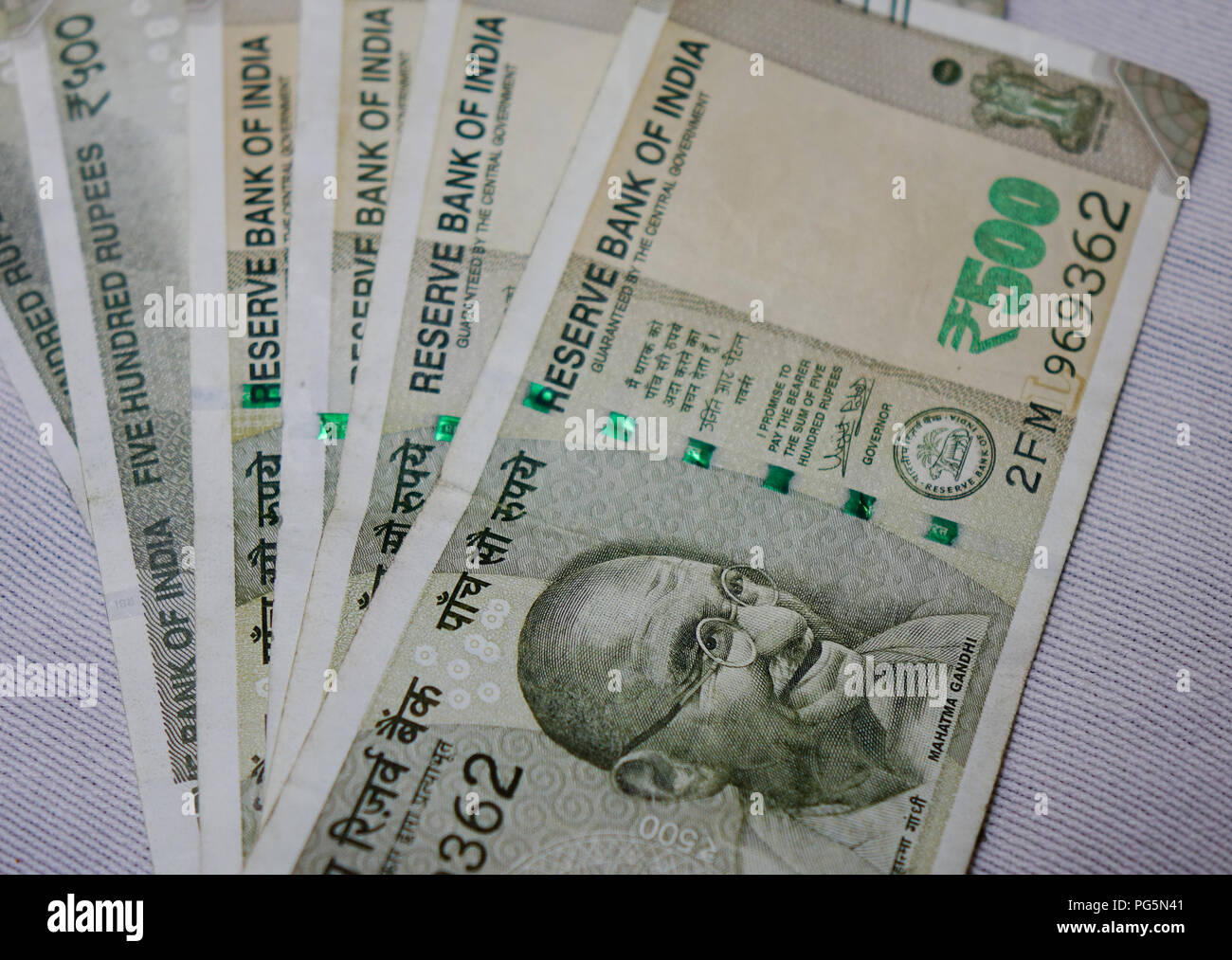 Indian currency notes of Rupees. India economy is the world sixth ...