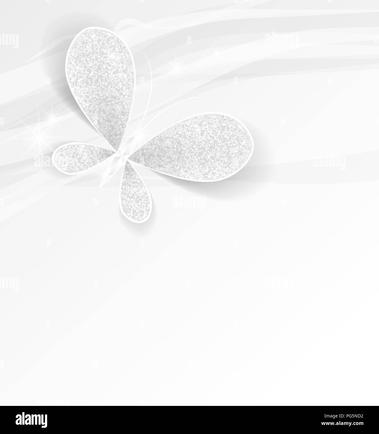 Modern background with a silver butterfly jewelry Stock Vector Image ...