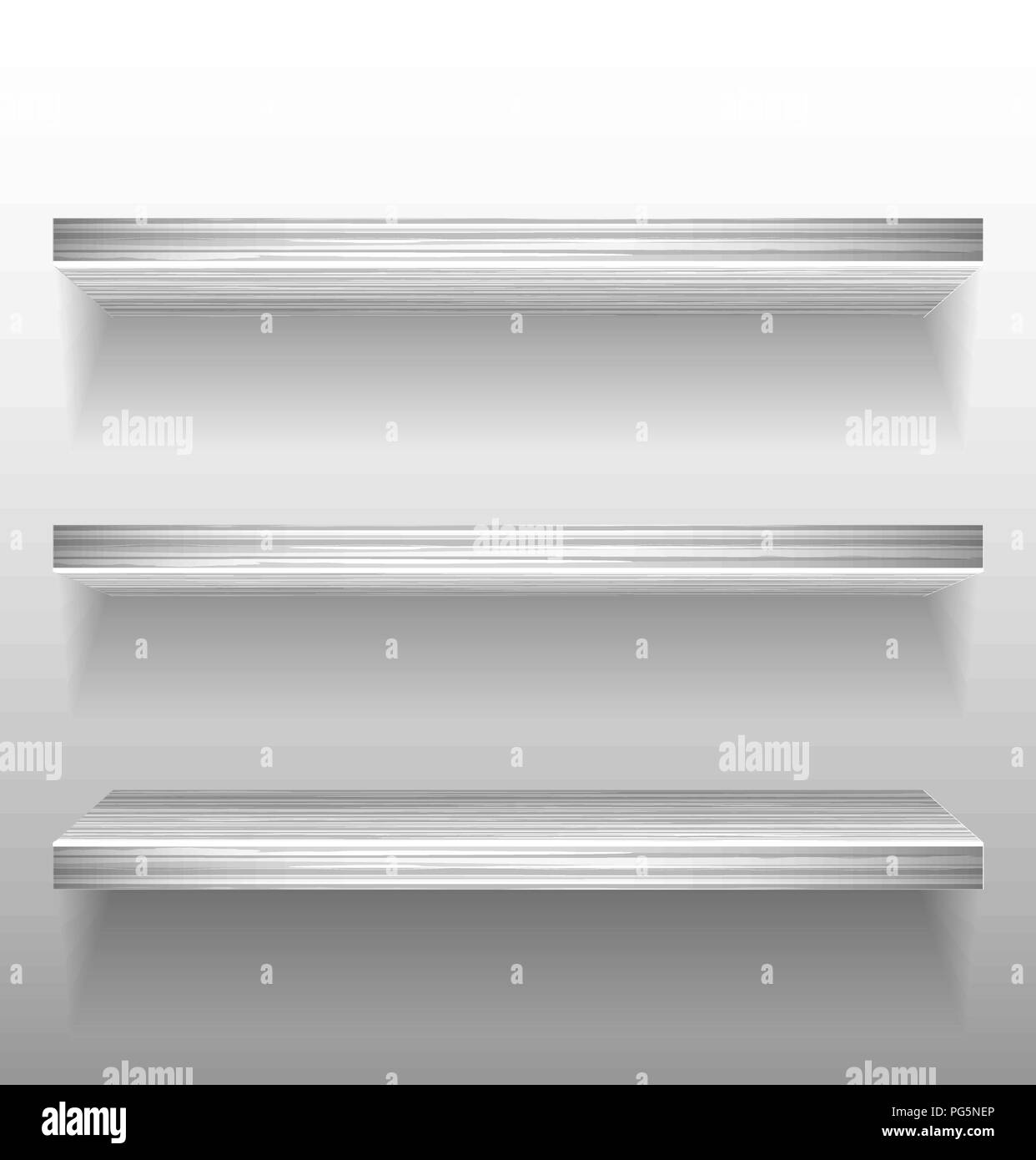 Wooden shelves texture Stock Vector Images - Alamy