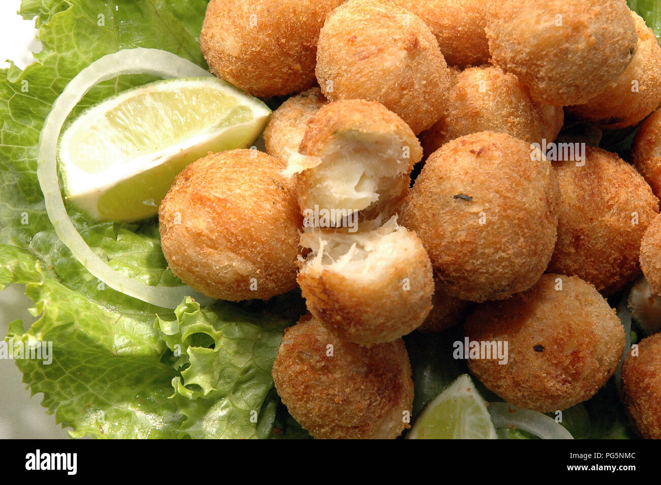 Salt cod fritters portugal hi-res stock photography and images - Alamy