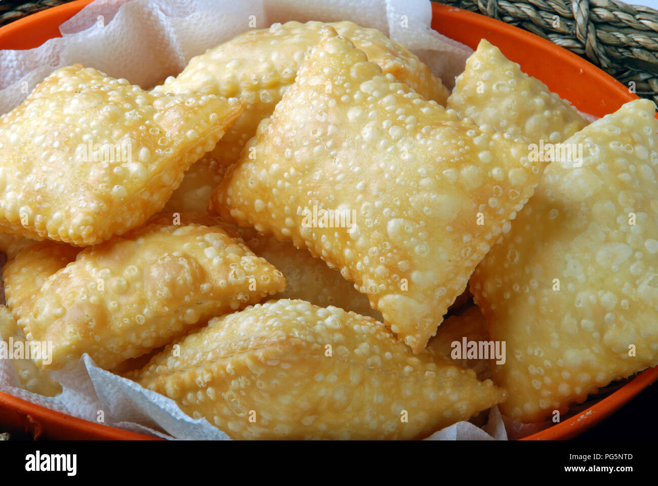 Pastel, Brazilian snack Stock Photo - Alamy