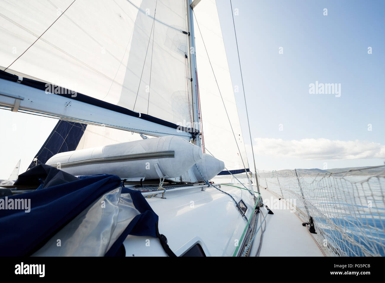 Sailing boat open sea hi-res stock photography and images - Alamy