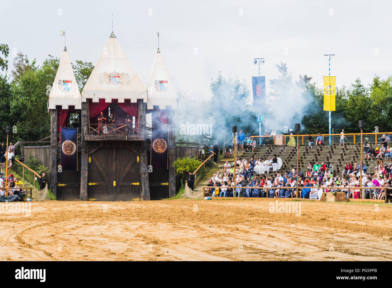 Medieval tournament with knights, performances, shows, food and drink ...