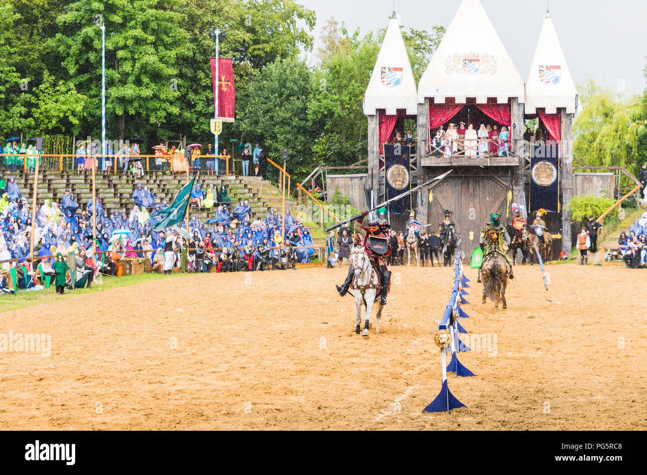 Medieval tournament with knights, performances, shows, food and drink ...