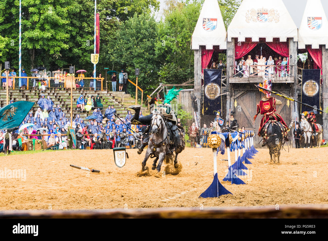 Medieval tournament with knights, performances, shows, food and drink ...