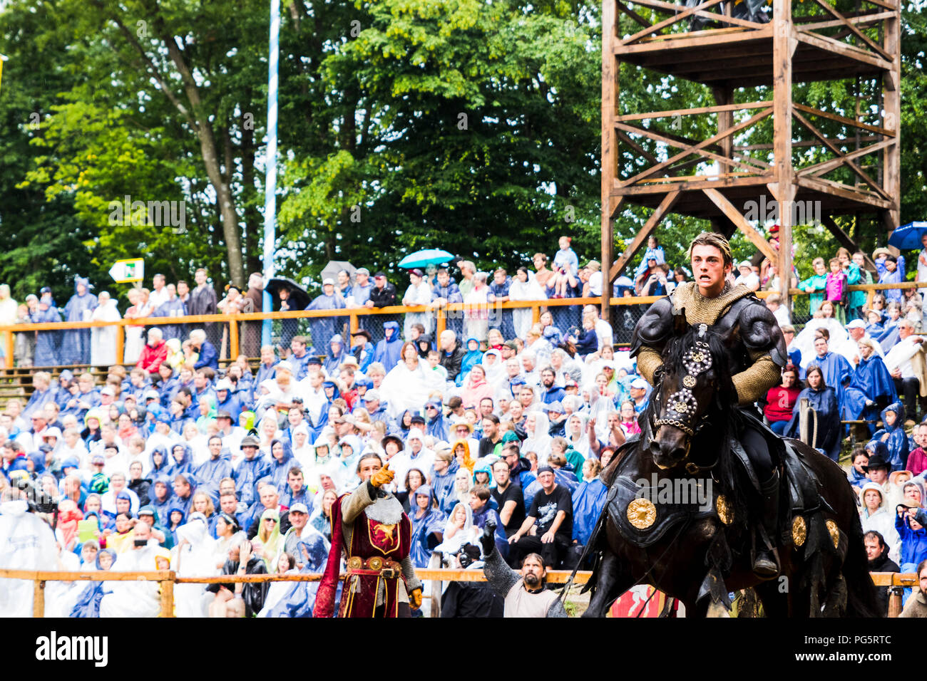 Medieval tournament with knights, performances, shows, food and drink ...