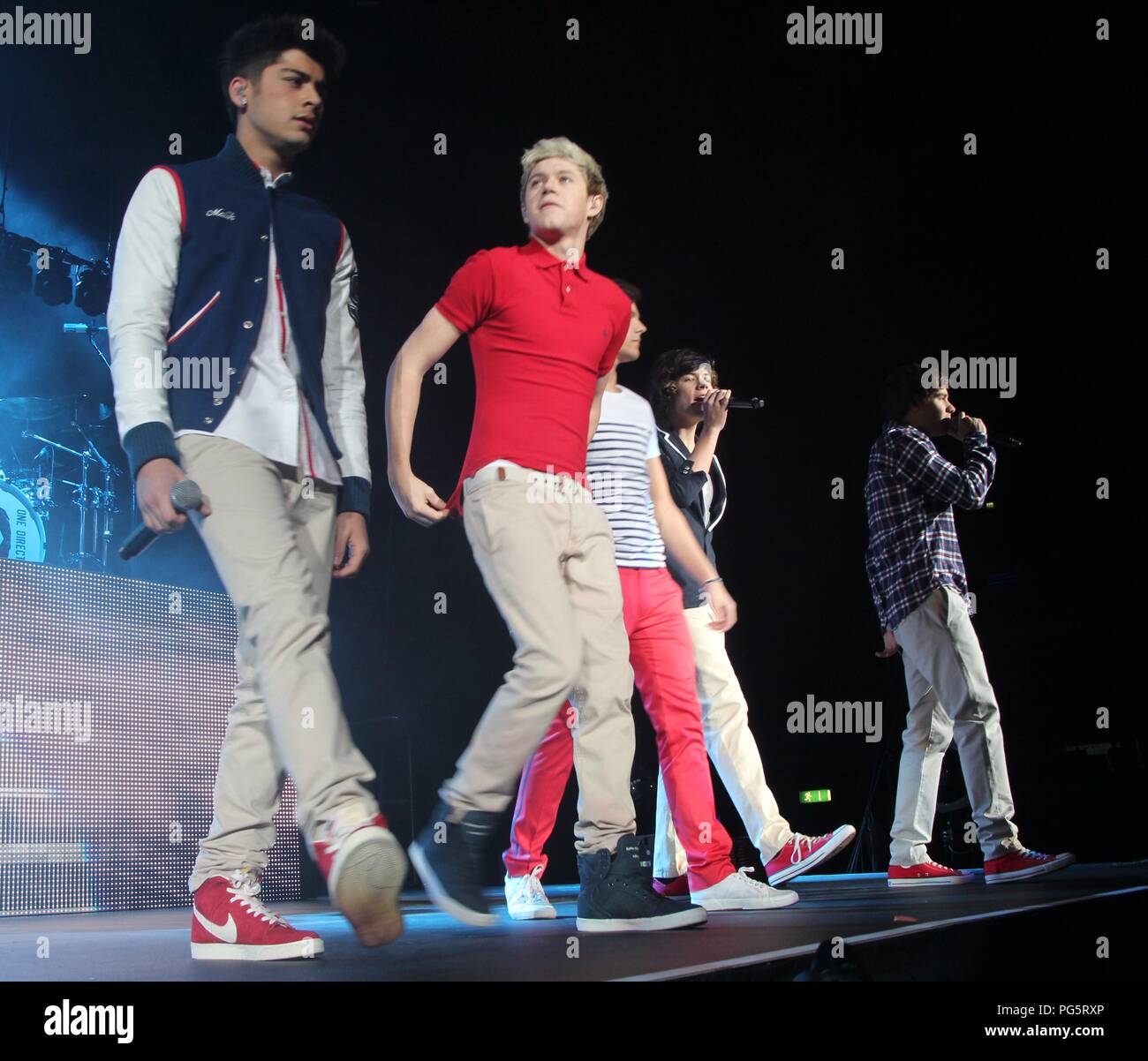 Liverpool,Uk One Direction perform at Liverpool Echo Arena as part of ...