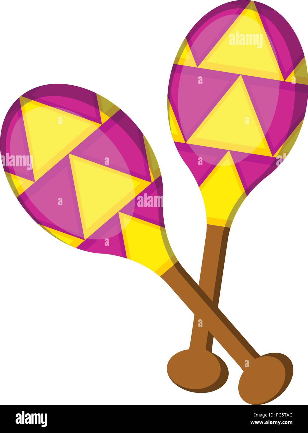 Pair of colored maracas icon Stock Vector Image & Art - Alamy