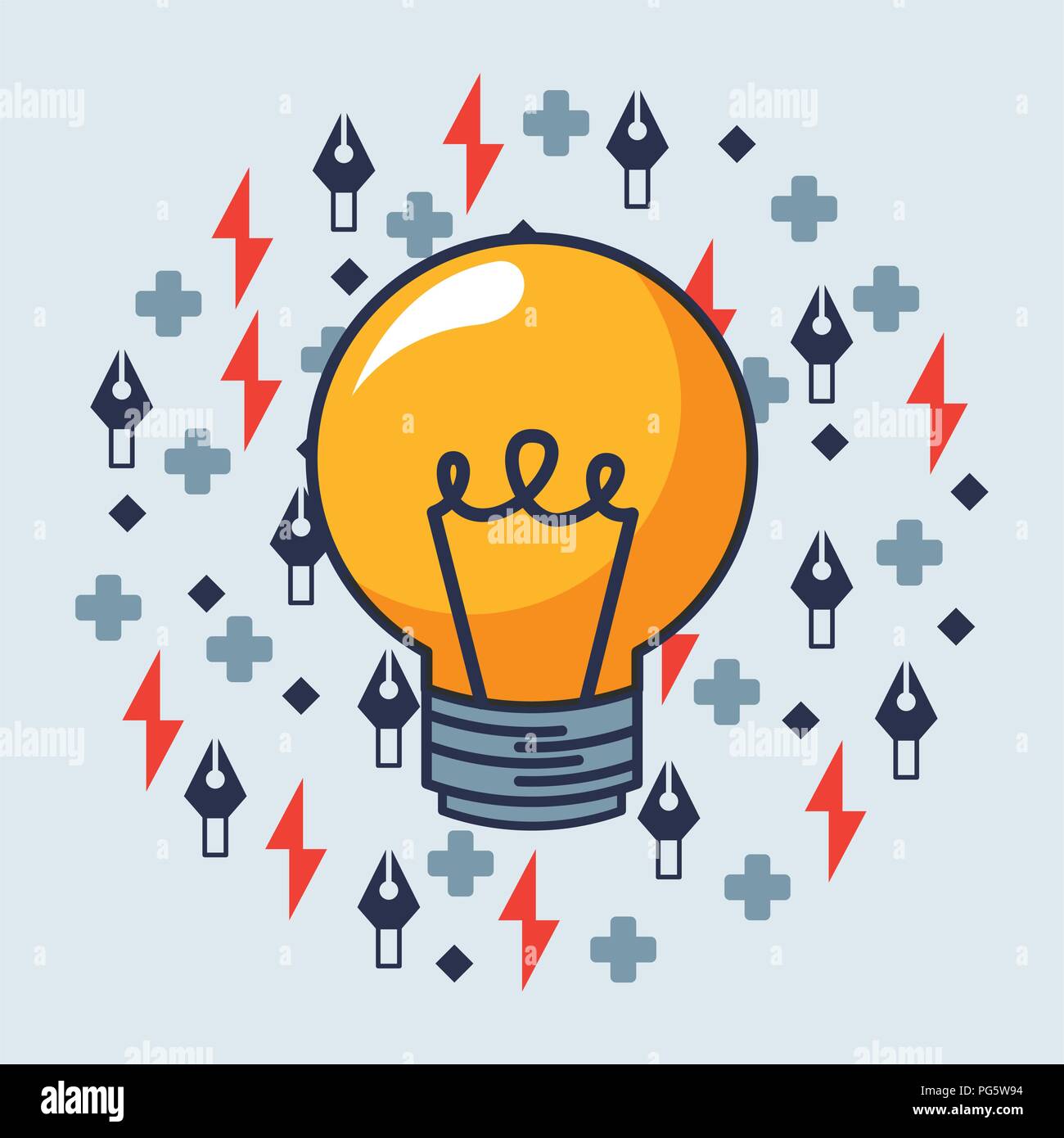 creative idea card Stock Vector Image & Art - Alamy