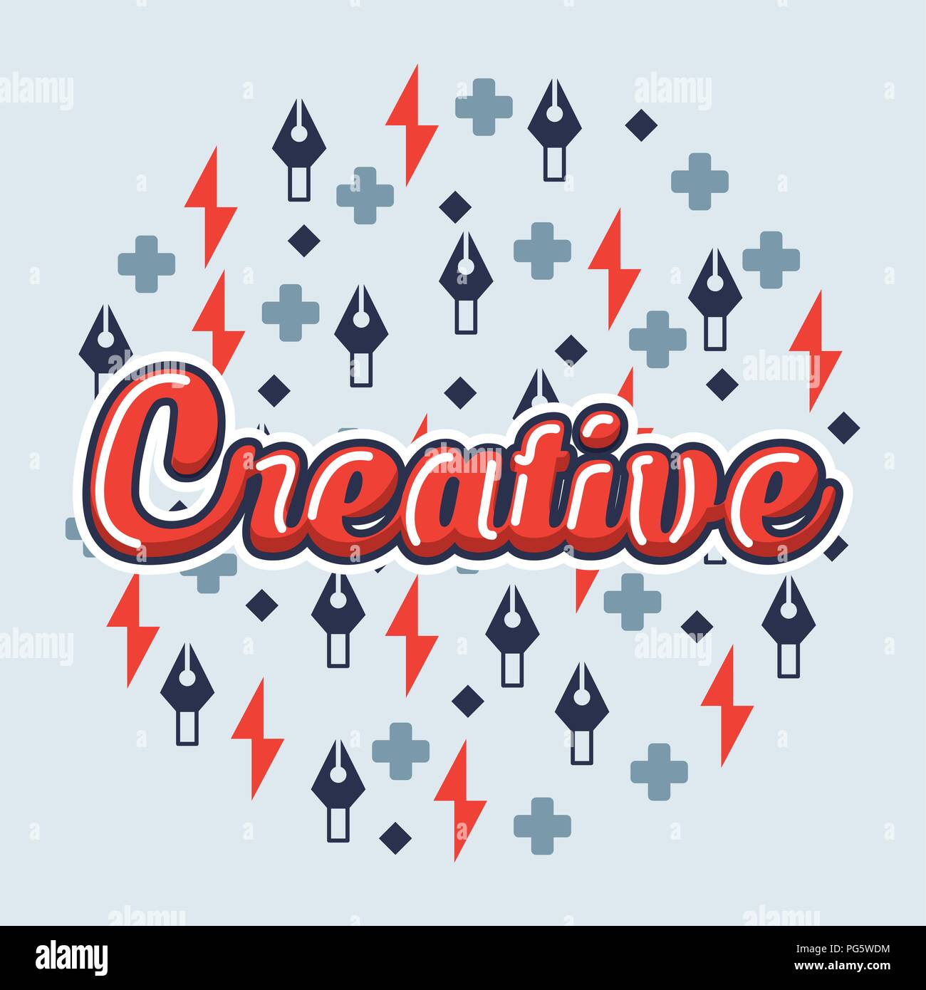creative idea card Stock Vector Image & Art - Alamy