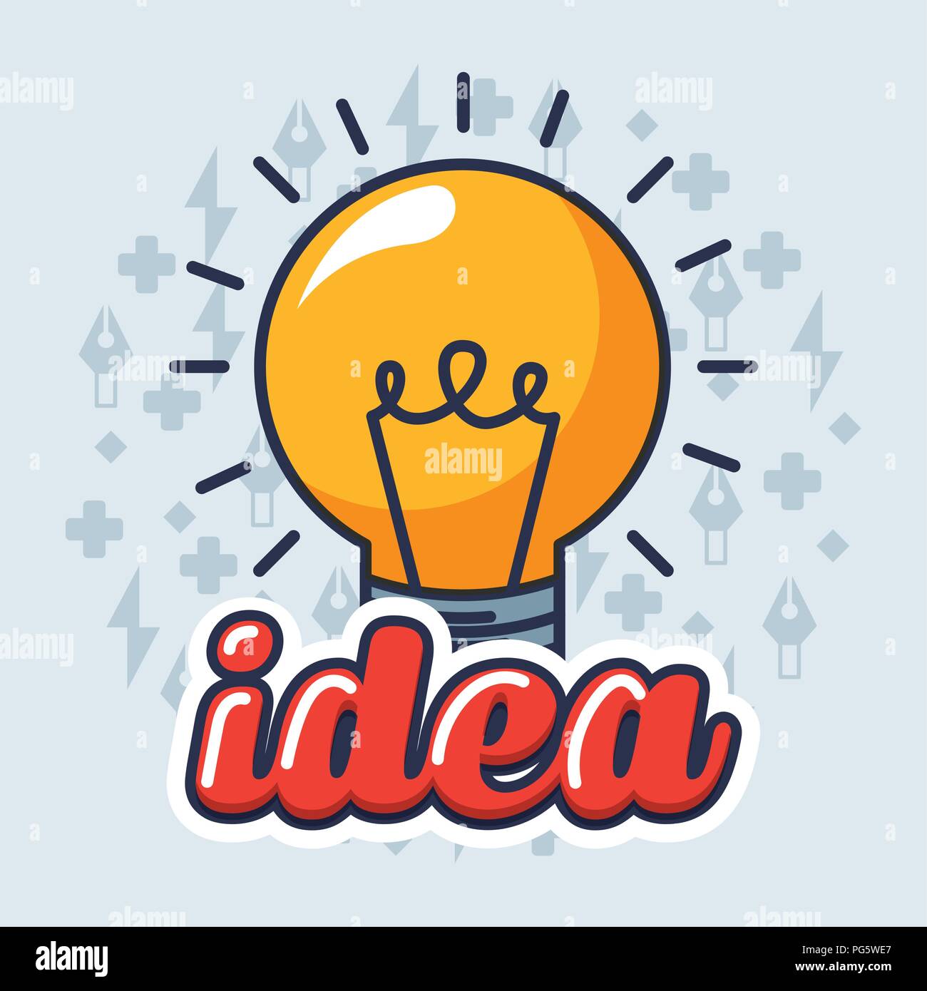 creative idea card Stock Vector Image & Art - Alamy