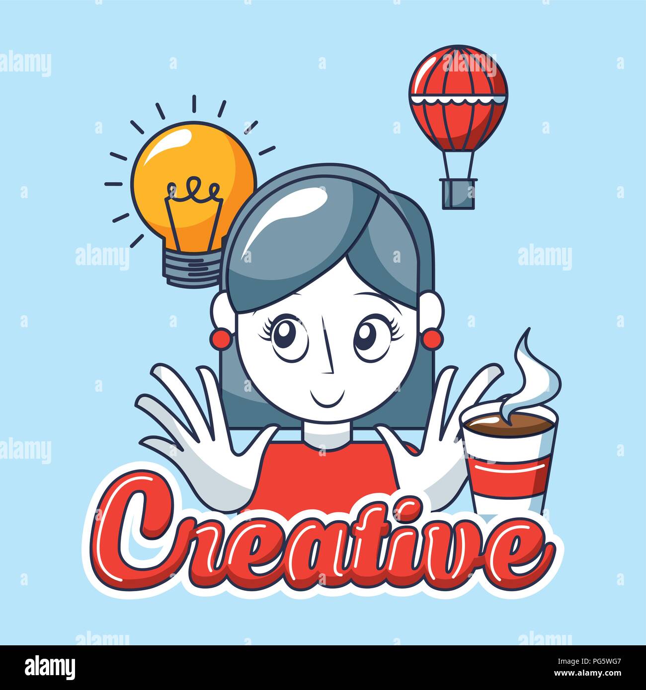 creative idea card Stock Vector Image & Art - Alamy