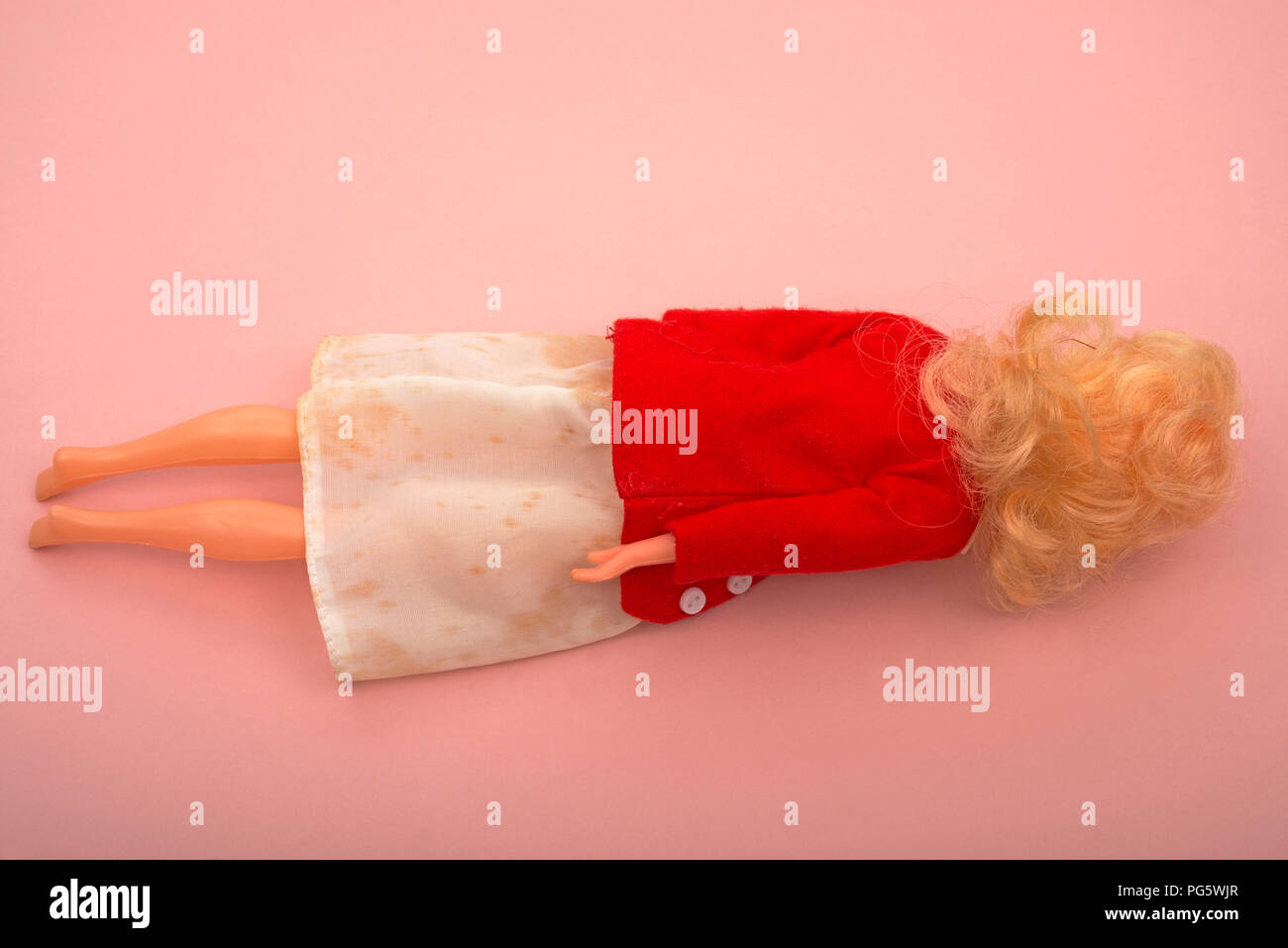 Vintage toll toy dressed as butlins red coat hi-res stock photography ...