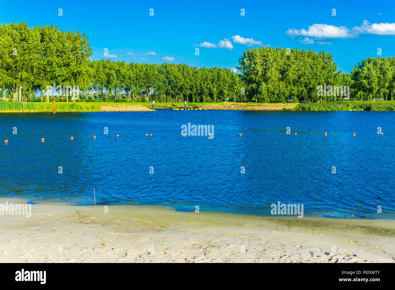 Lake sand beach panorama nature hi-res stock photography and images - Alamy