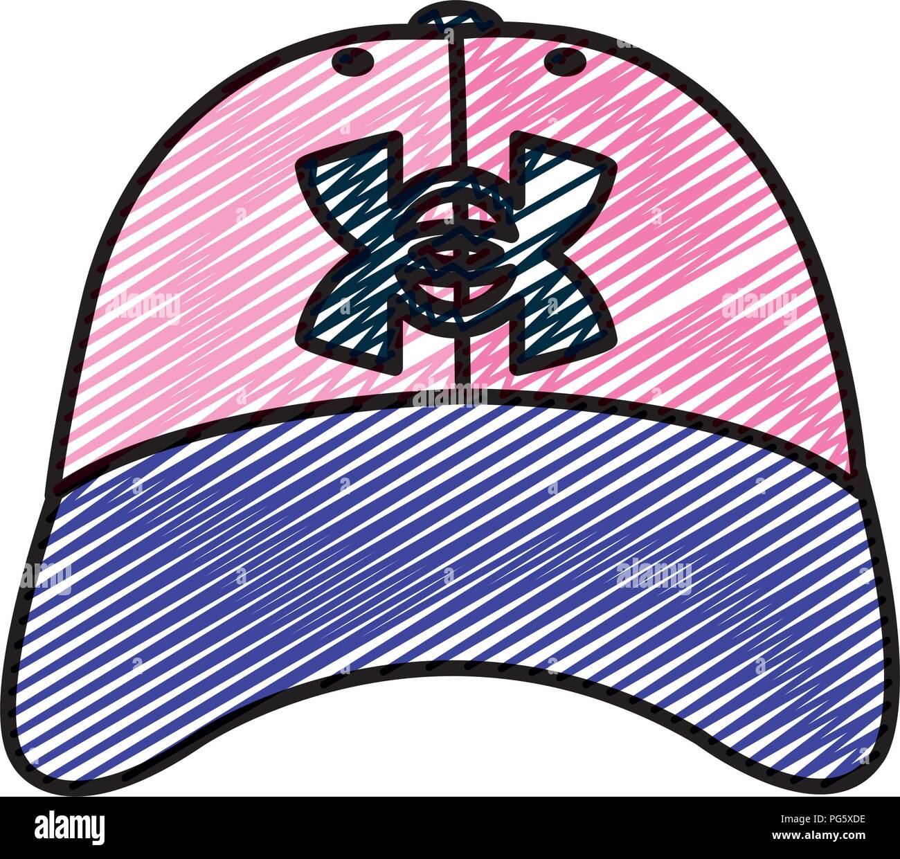 doodle casual cap male style accessory Stock Vector Image & Art - Alamy