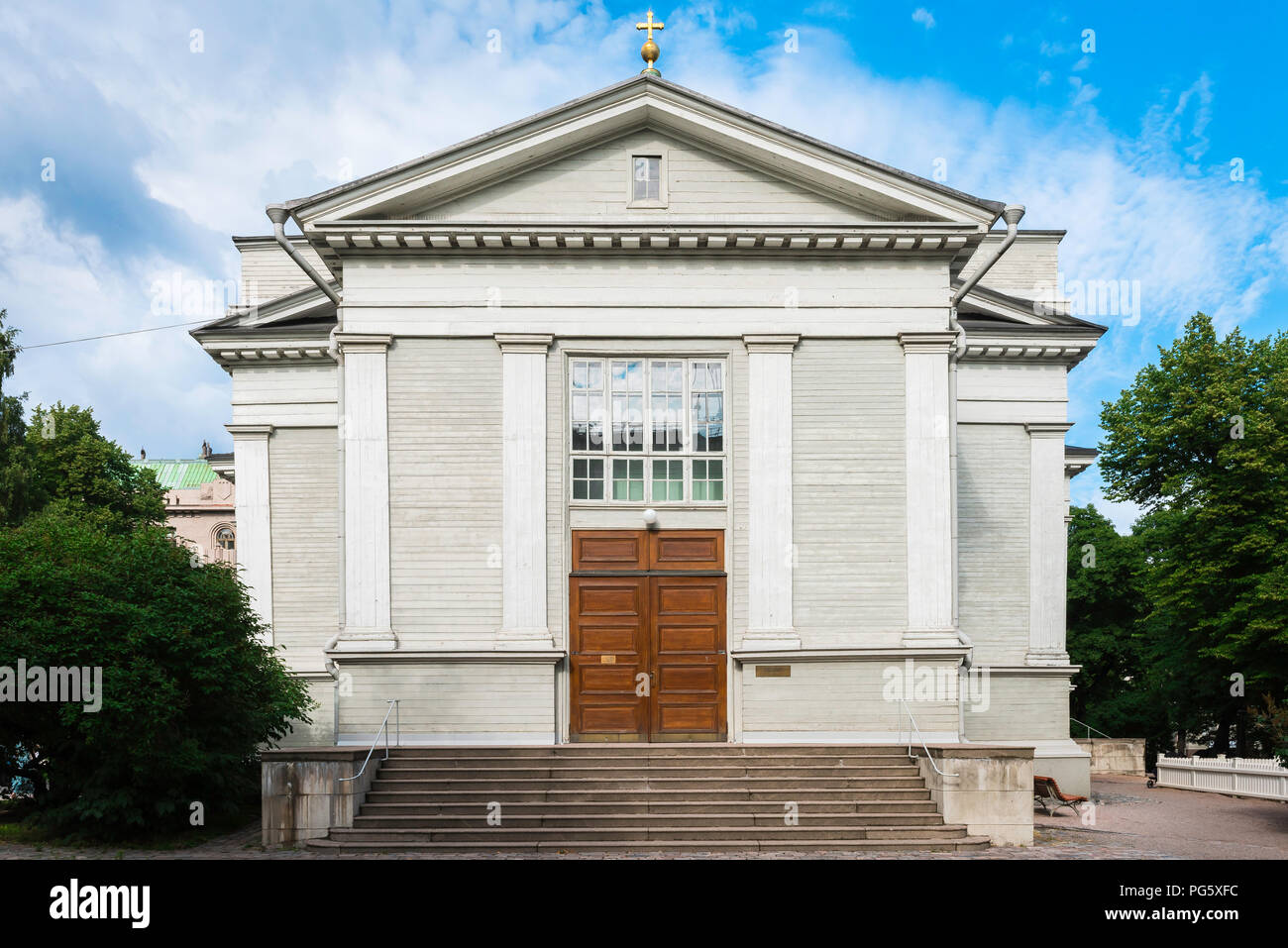 Helsinki Old Church, view of the Old Church (Vanha Kirkko), constructed ...