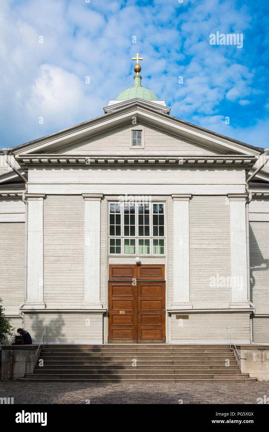 Helsinki Old Church, view of the Old Church (Vanha Kirkko), constructed ...