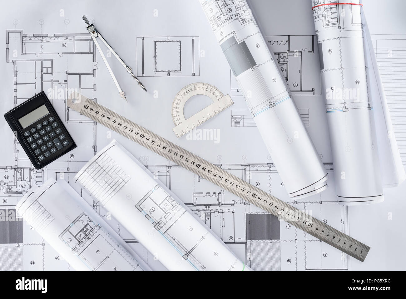 Top view protractor hi-res stock photography and images - Alamy