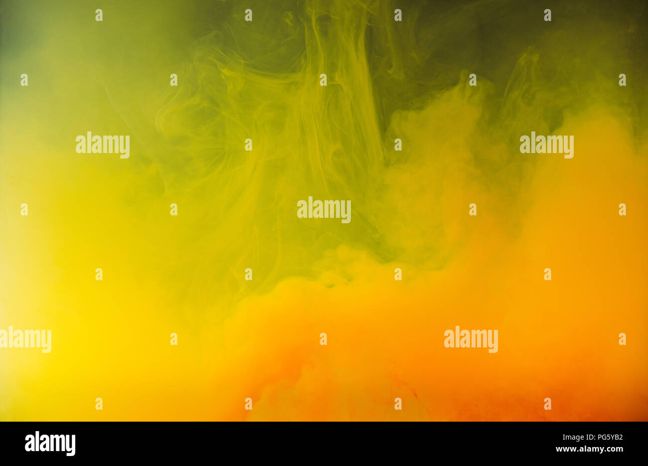 abstract yellow and orange ink explosion, artistic background Stock ...