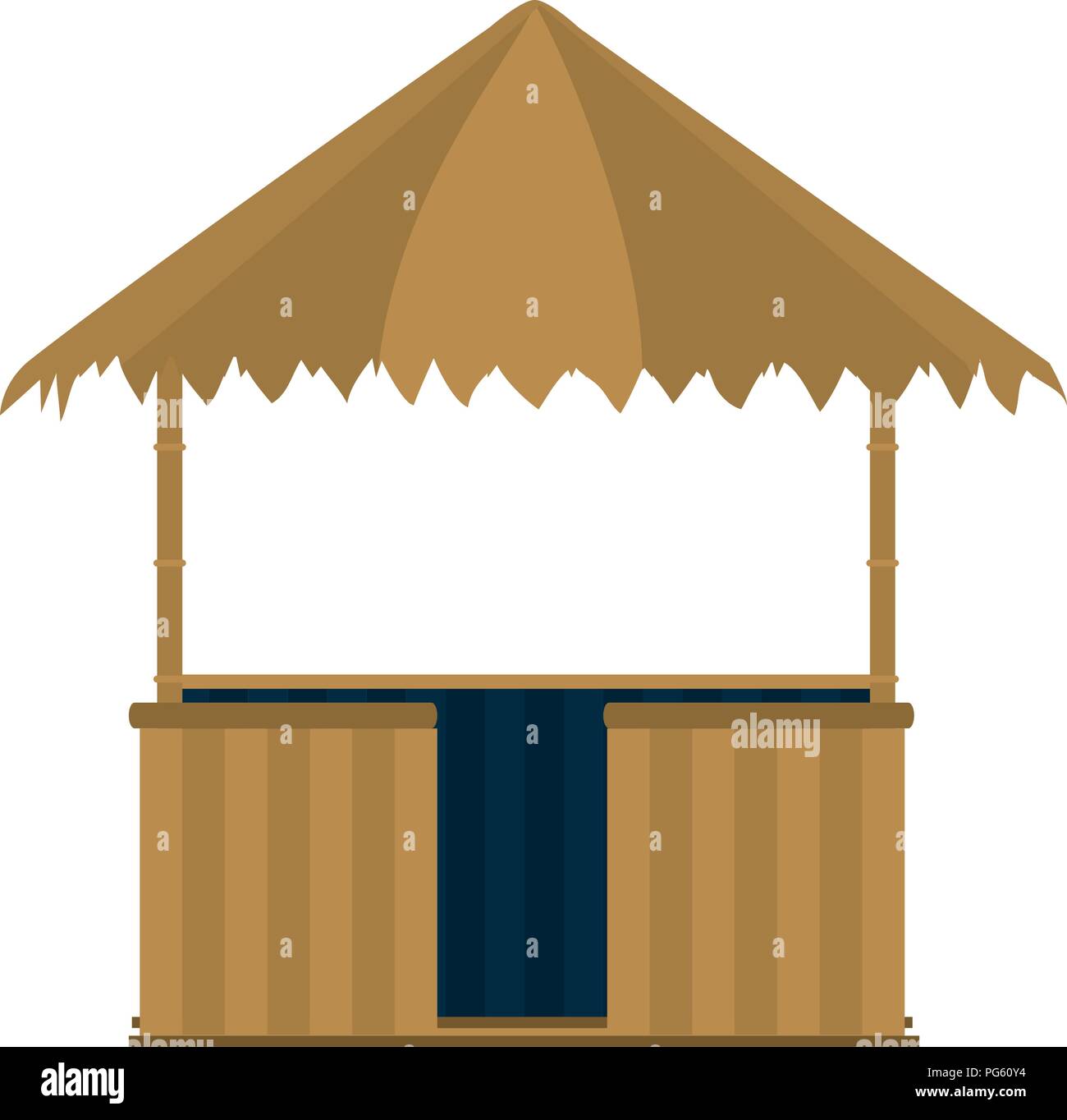 Tropical Beach Hut Straw High Resolution Stock Photography and Images ...
