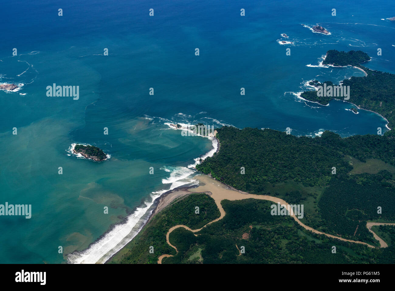 Aerial, Costa Rica Stock Photo - Alamy