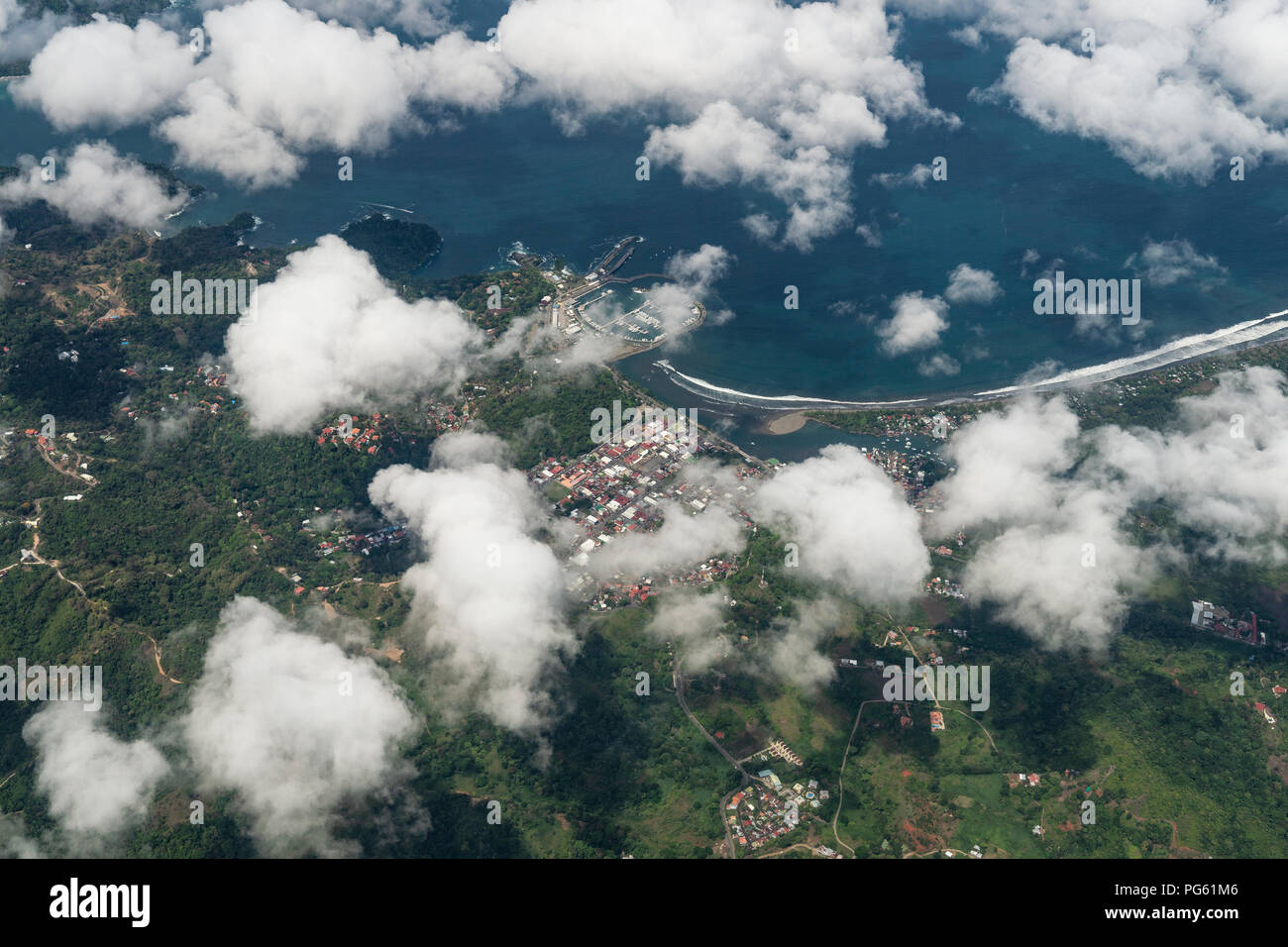 Aerial, Costa Rica Stock Photo - Alamy