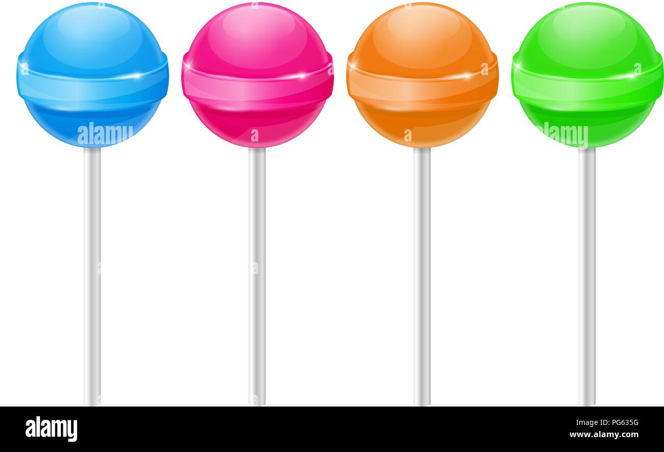 Set of lollipops hi-res stock photography and images - Alamy
