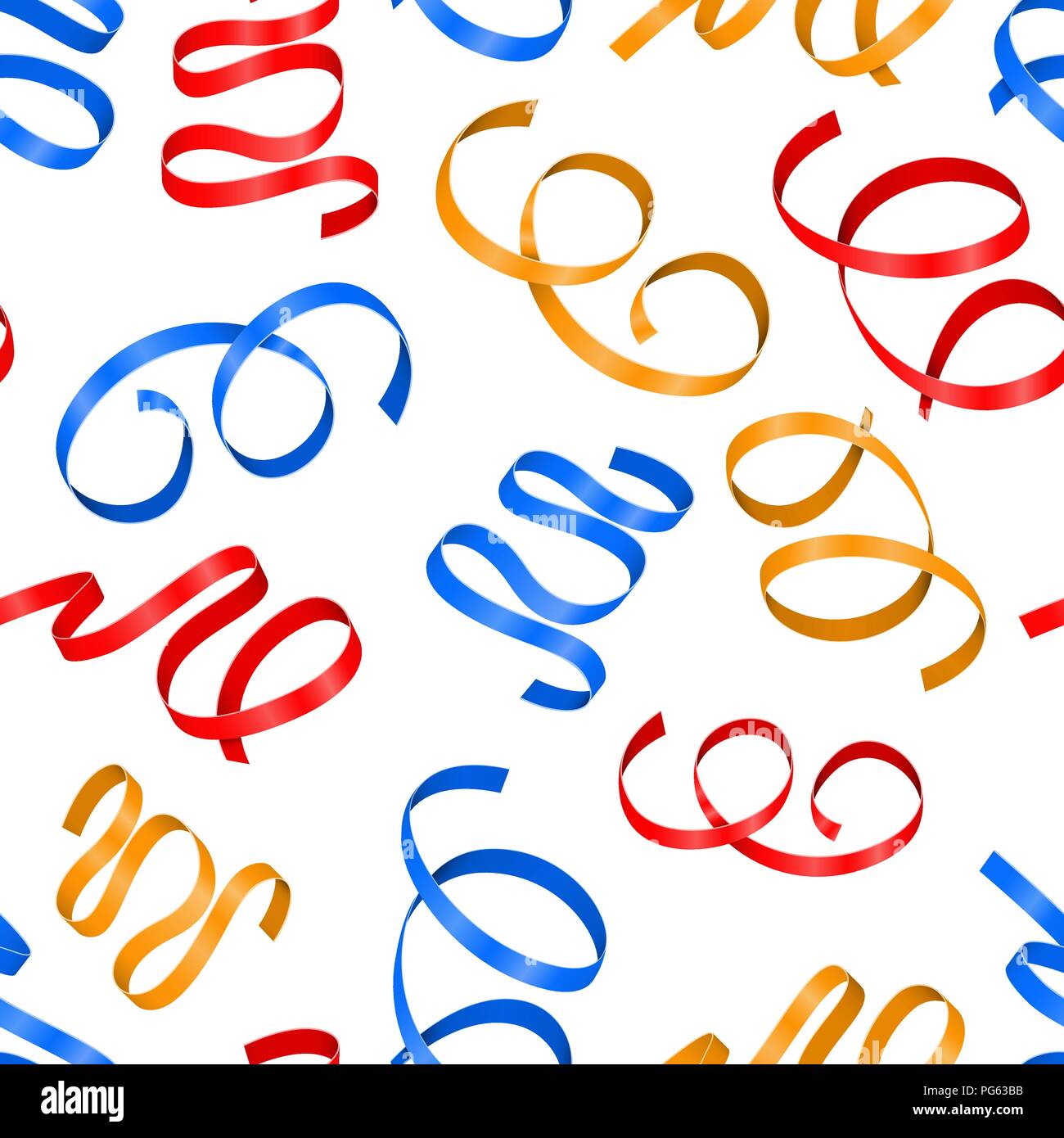 White blue red ribbons hi-res stock photography and images - Alamy