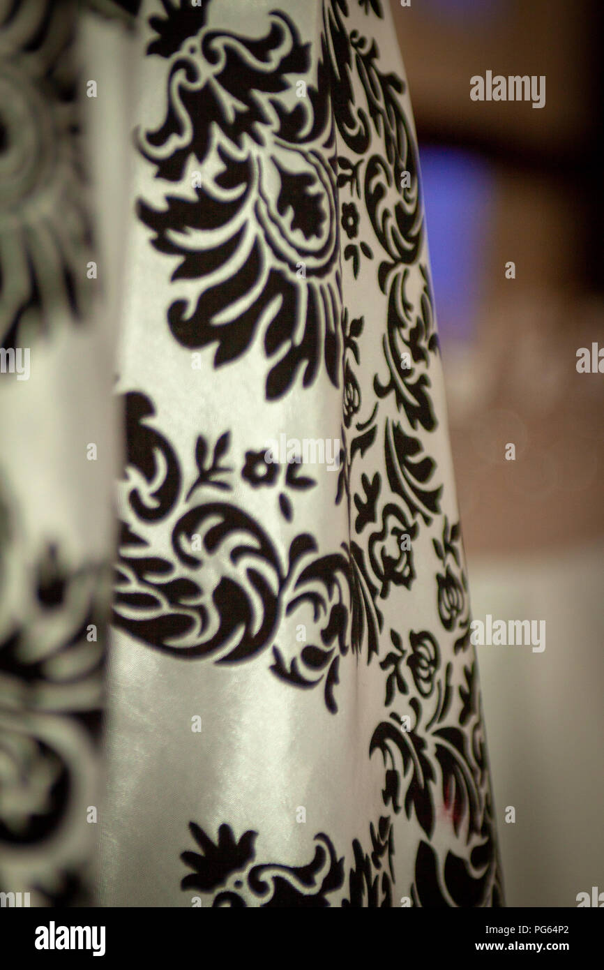 Detailed Rococo Fabric Draped Stock Photo - Alamy