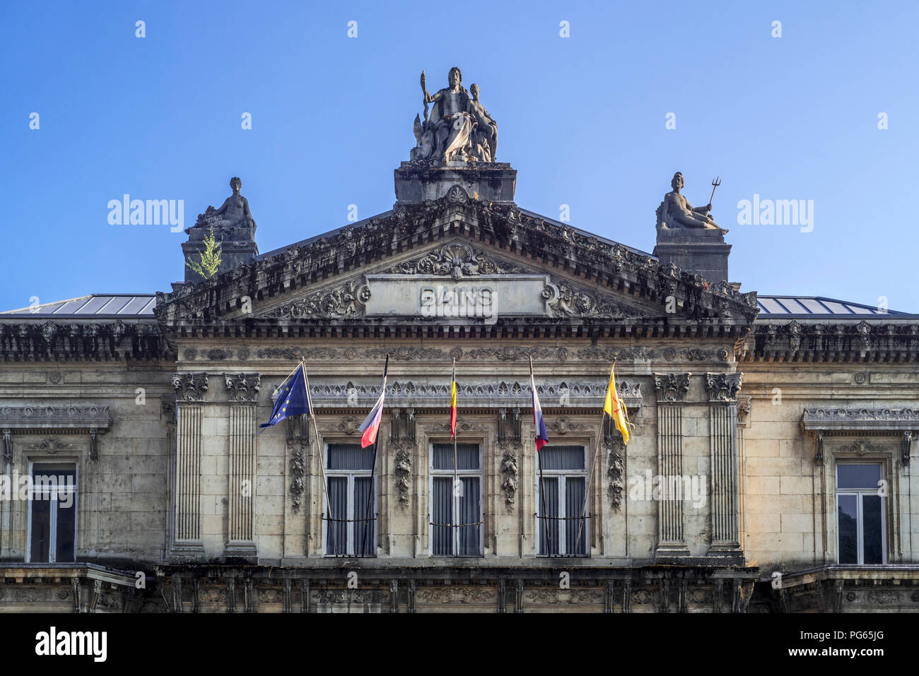 Health resort and former city baths Anciens thermes de Spa / Bains de ...