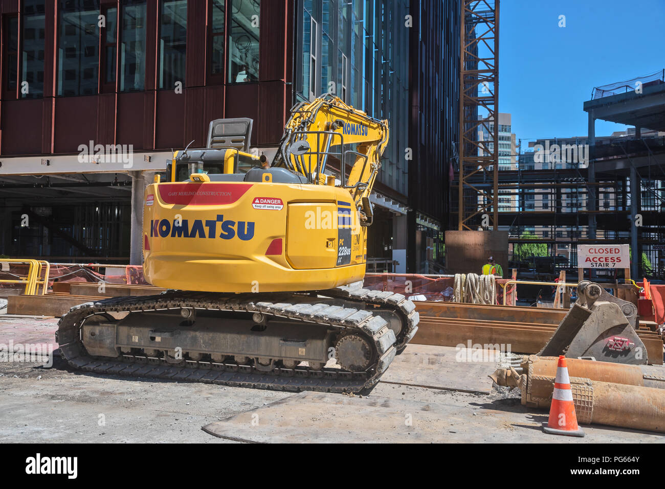 Komatsu excavator hi-res stock photography and images - Alamy