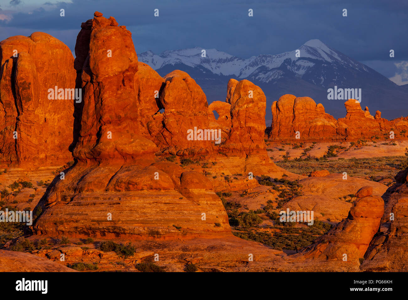 Sunset im Garden of Eden Stock Photo - Alamy