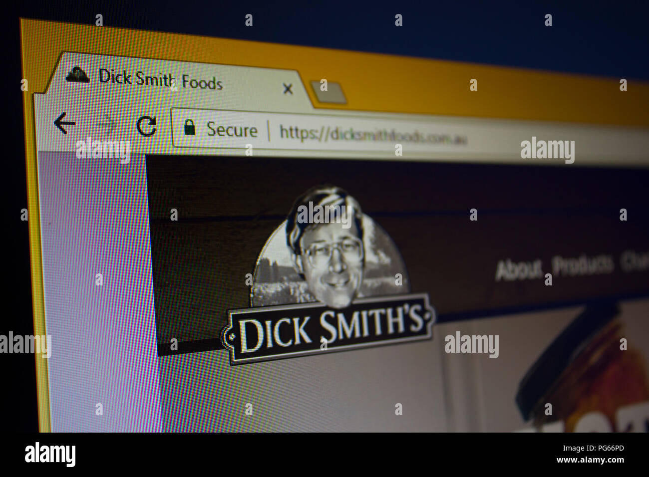 Dick Smith Holdings Limited Website homepage Stock Photo - Alamy