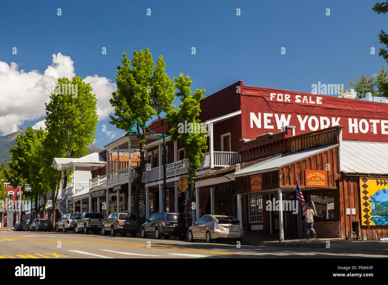 Rundgang durch Weaverville Stock Photo - Alamy