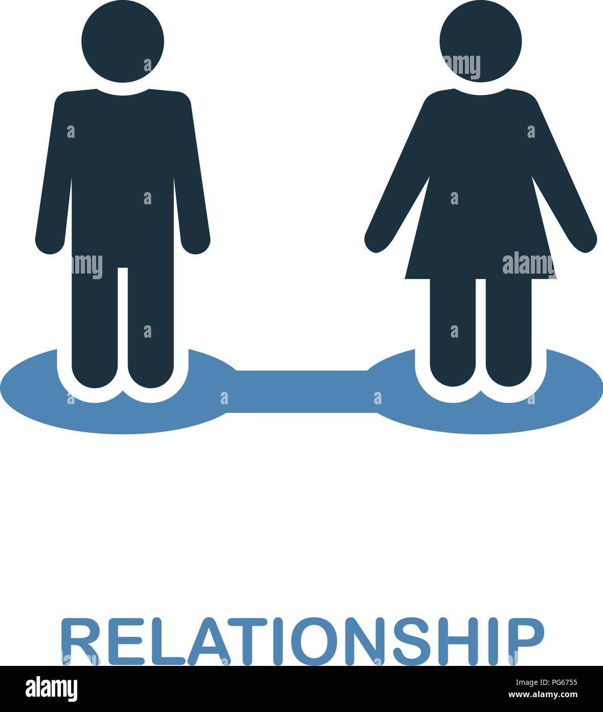 Relationship creative icon. Simple illustration. Relationship icon from ...