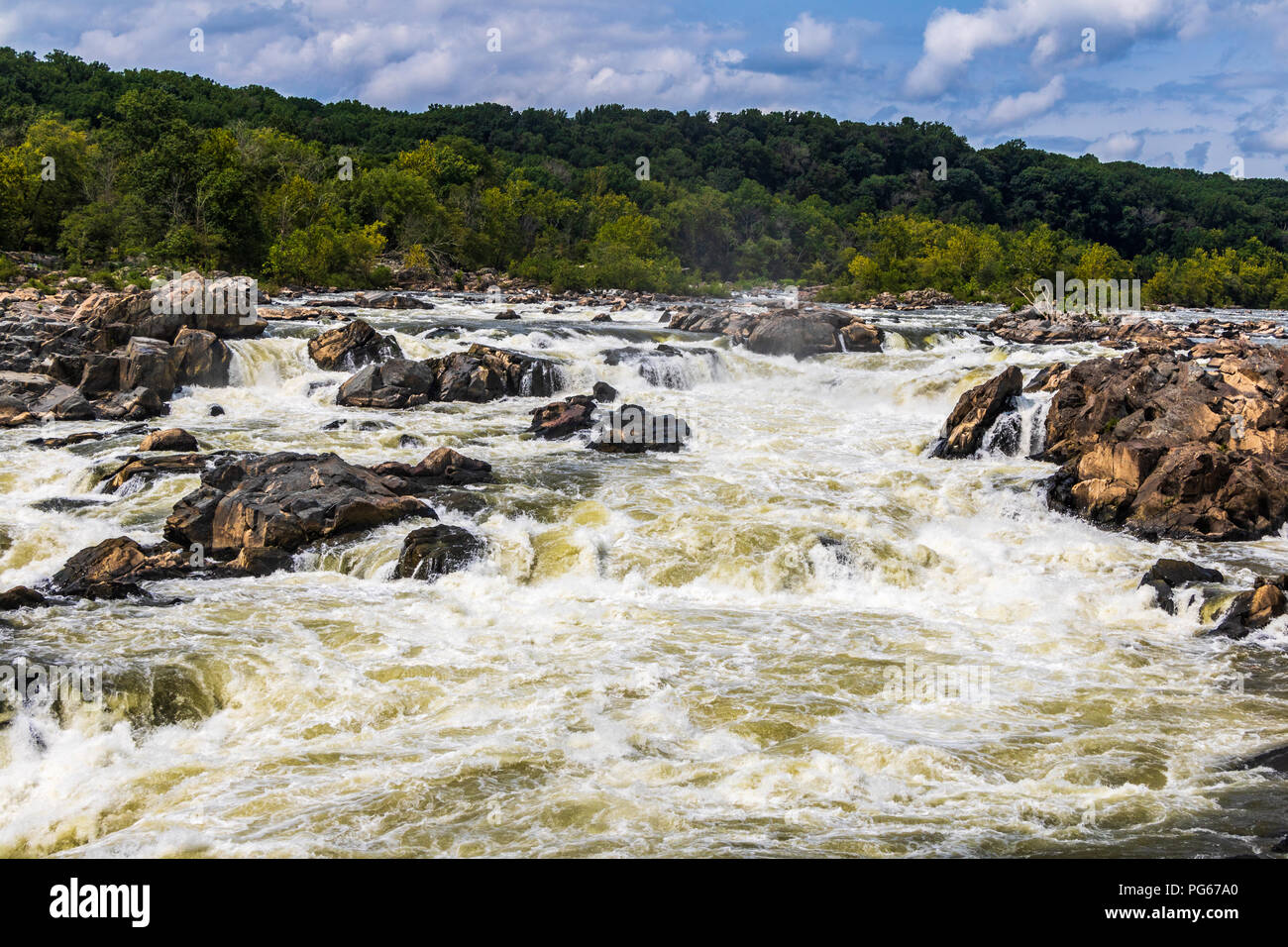 Great Falls (MD) on the Potomac River Stock Photo - Alamy