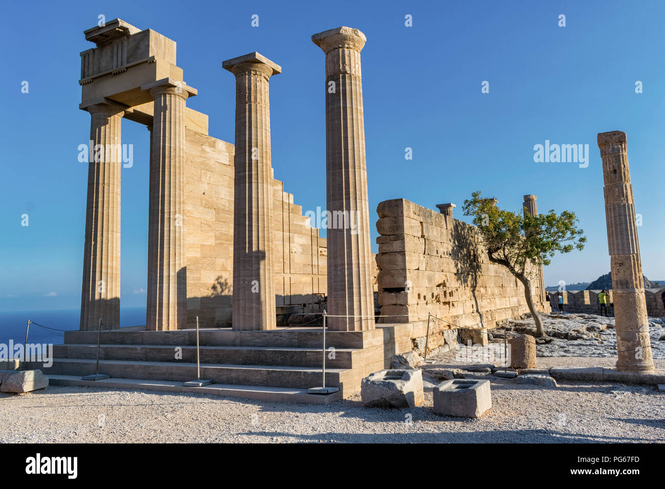 This is a picture of the ancient greek ruins of the Acropolis over ...