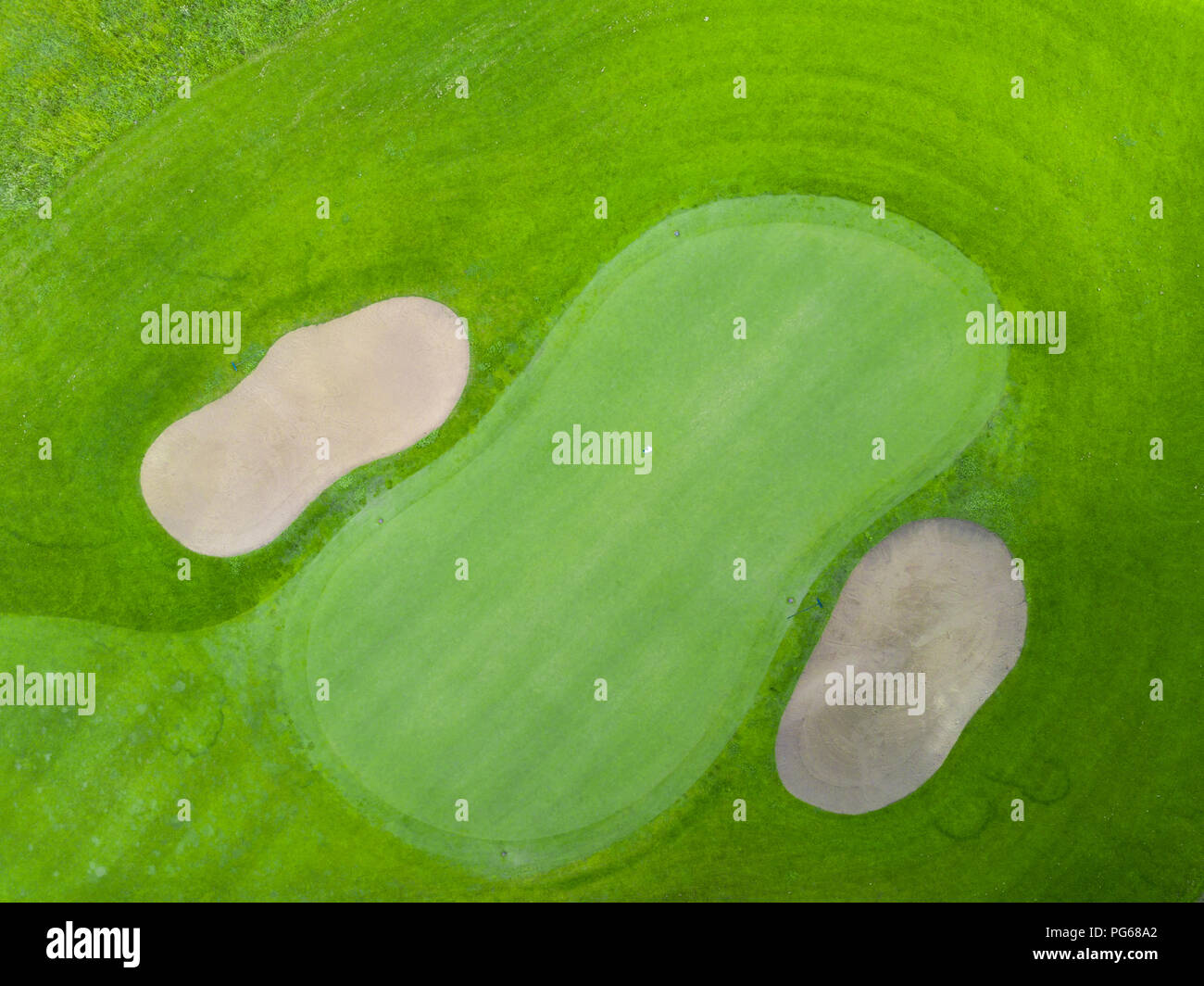 Golf course aerial green hole hi-res stock photography and images - Alamy