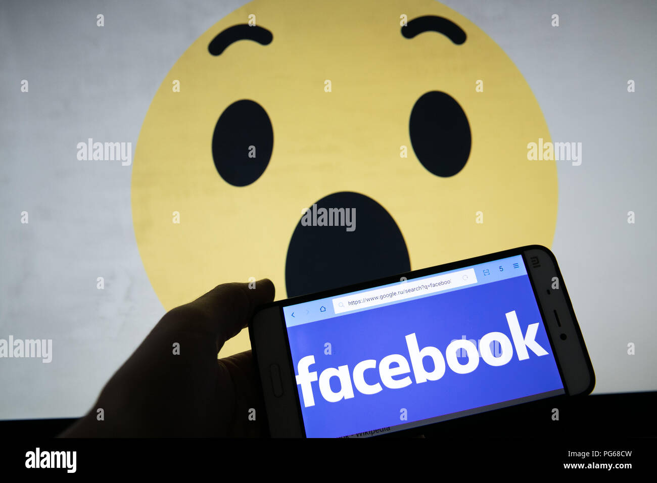 Facebook social network Stock Photo - Alamy