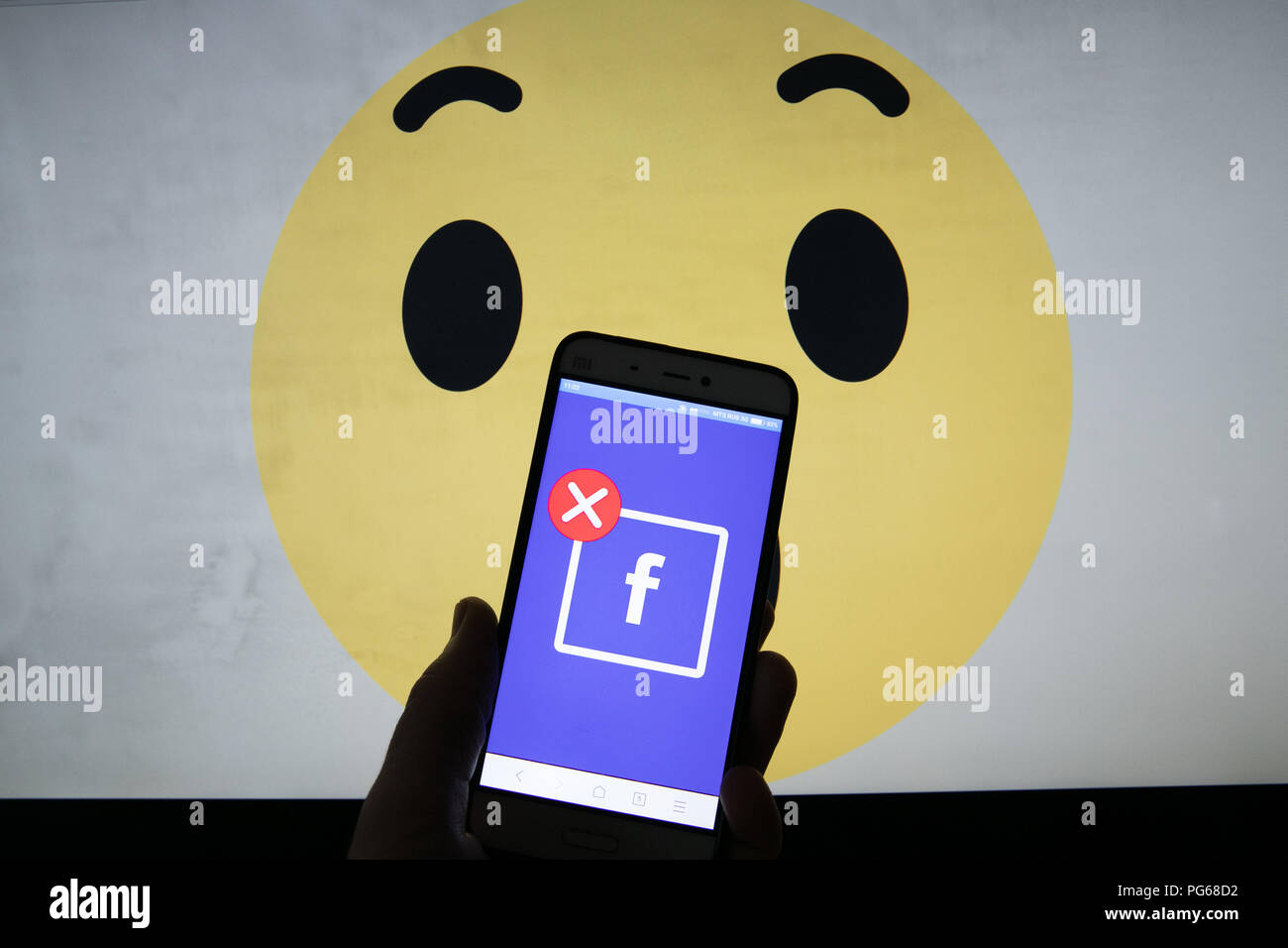 Facebook social network Stock Photo - Alamy