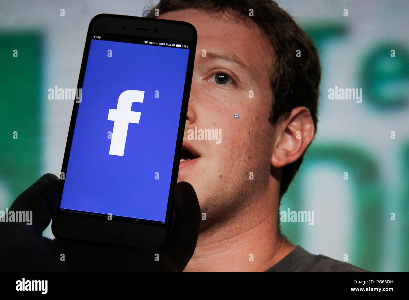 Facebook social network Stock Photo - Alamy