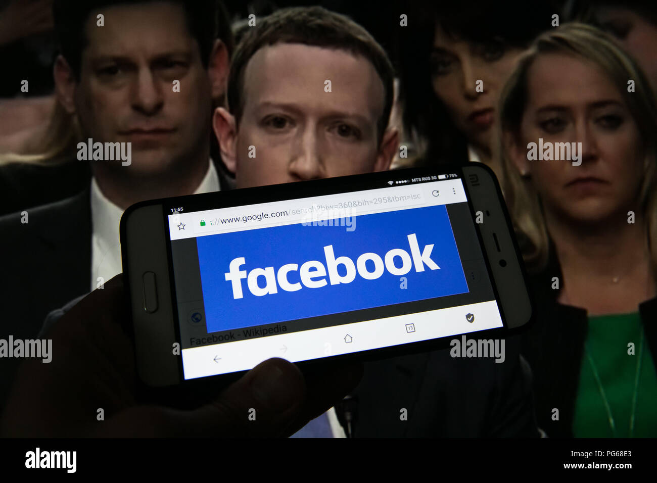 Facebook social network Stock Photo - Alamy