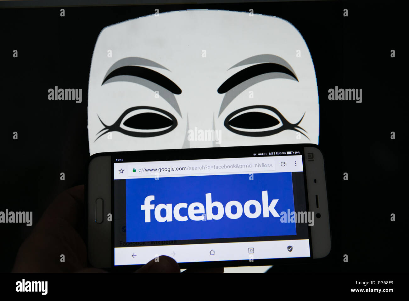 Facebook social network Stock Photo - Alamy