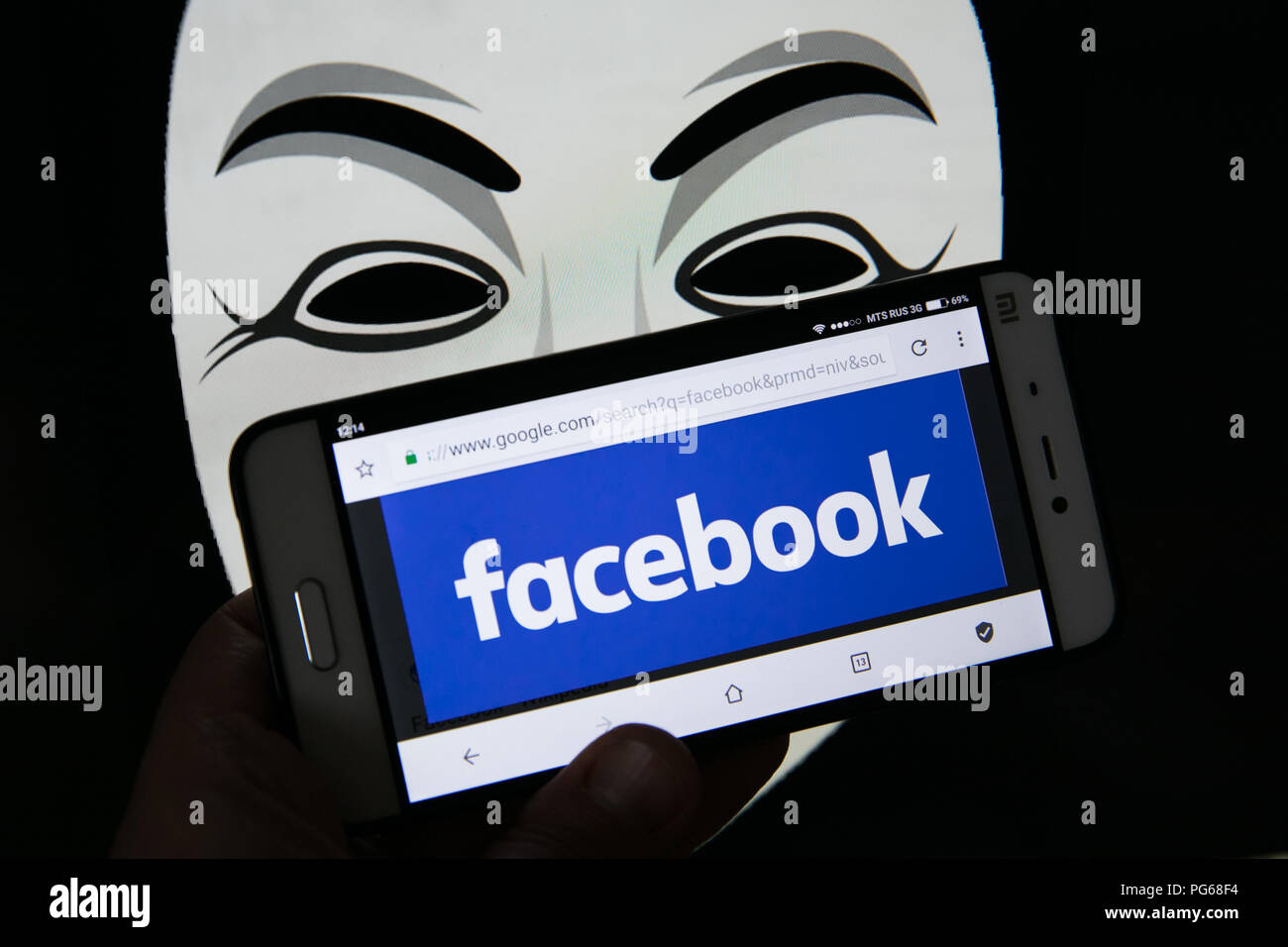 Facebook social network Stock Photo - Alamy